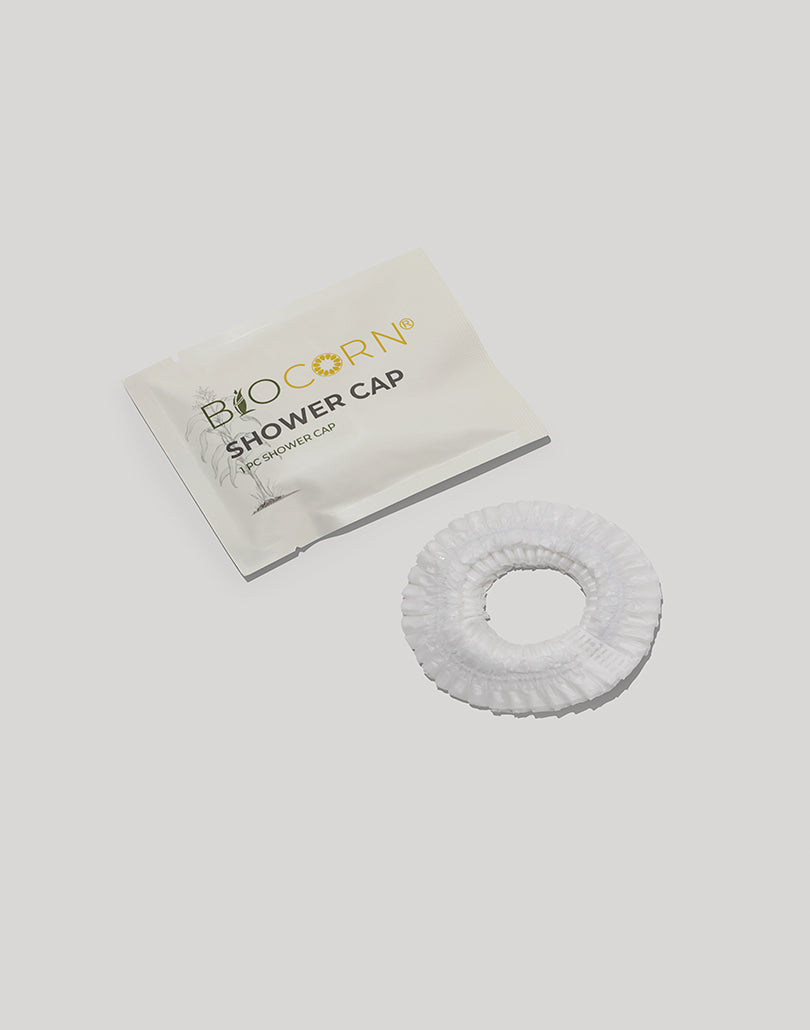 BIOCORN 500-Pack Disposable Hotel Clear Shower Caps for Hotels, Airbnbs ...