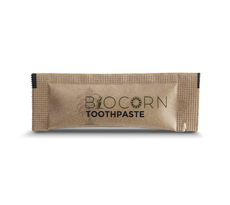 BIOCORN 250-Pack Mini Toothpaste in Recyclable Paper Bags (250 or 1000 ...
